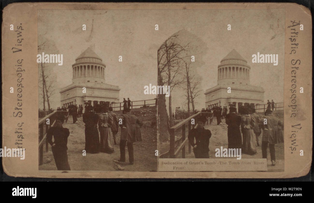 Dedication of Grant's Tomb The Tomb from river front, from Robert N ...