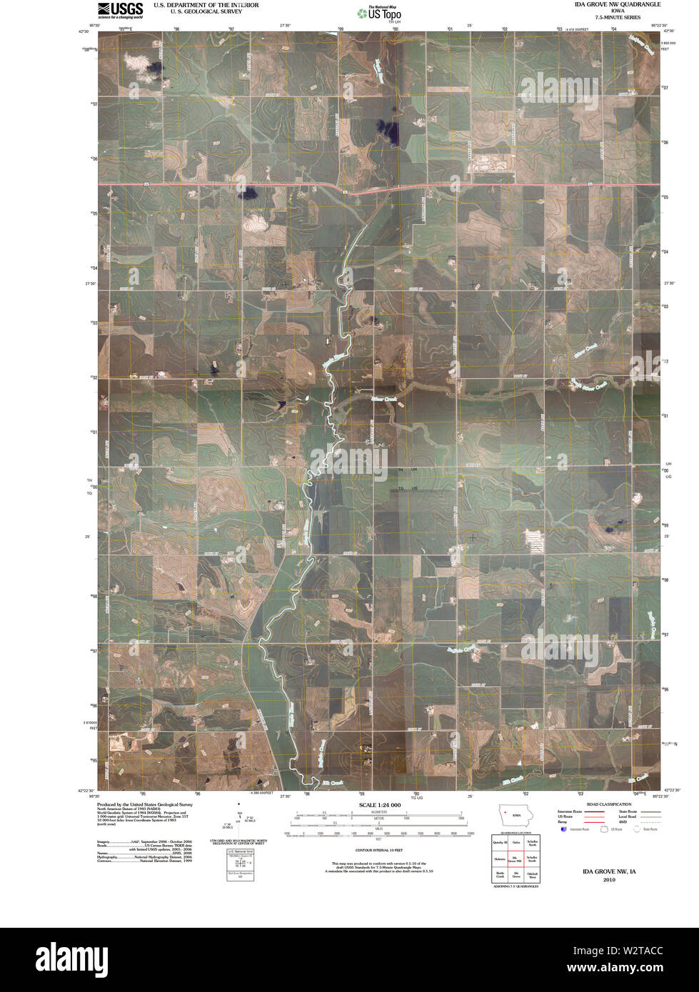 Ida iowa map hi-res stock photography and images - Alamy
