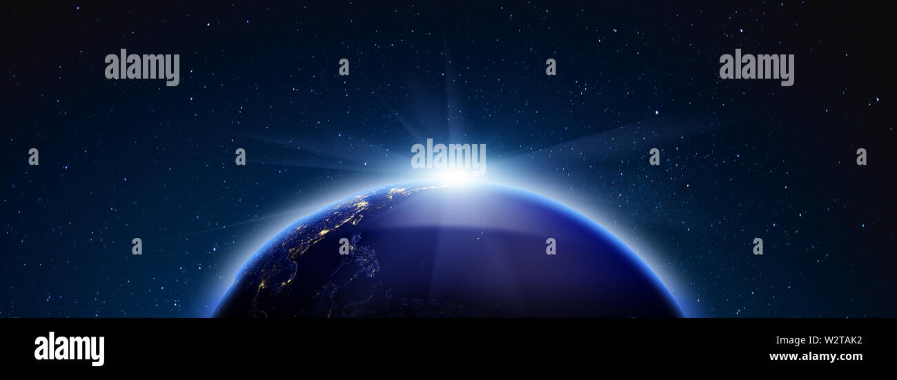 Panorama world map hi-res stock photography and images - Alamy