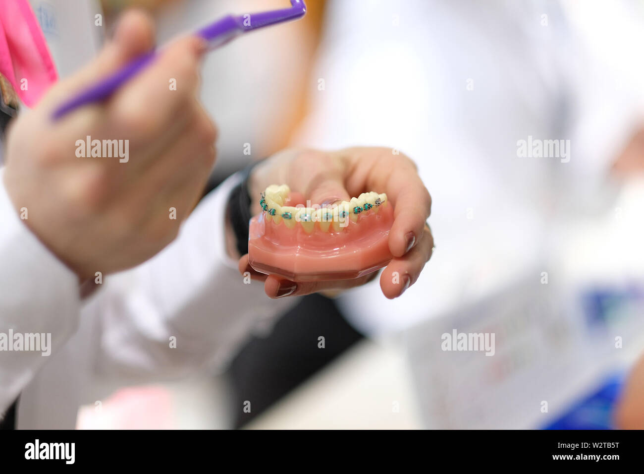 Exhibition stand hands hi-res stock photography and images - Alamy