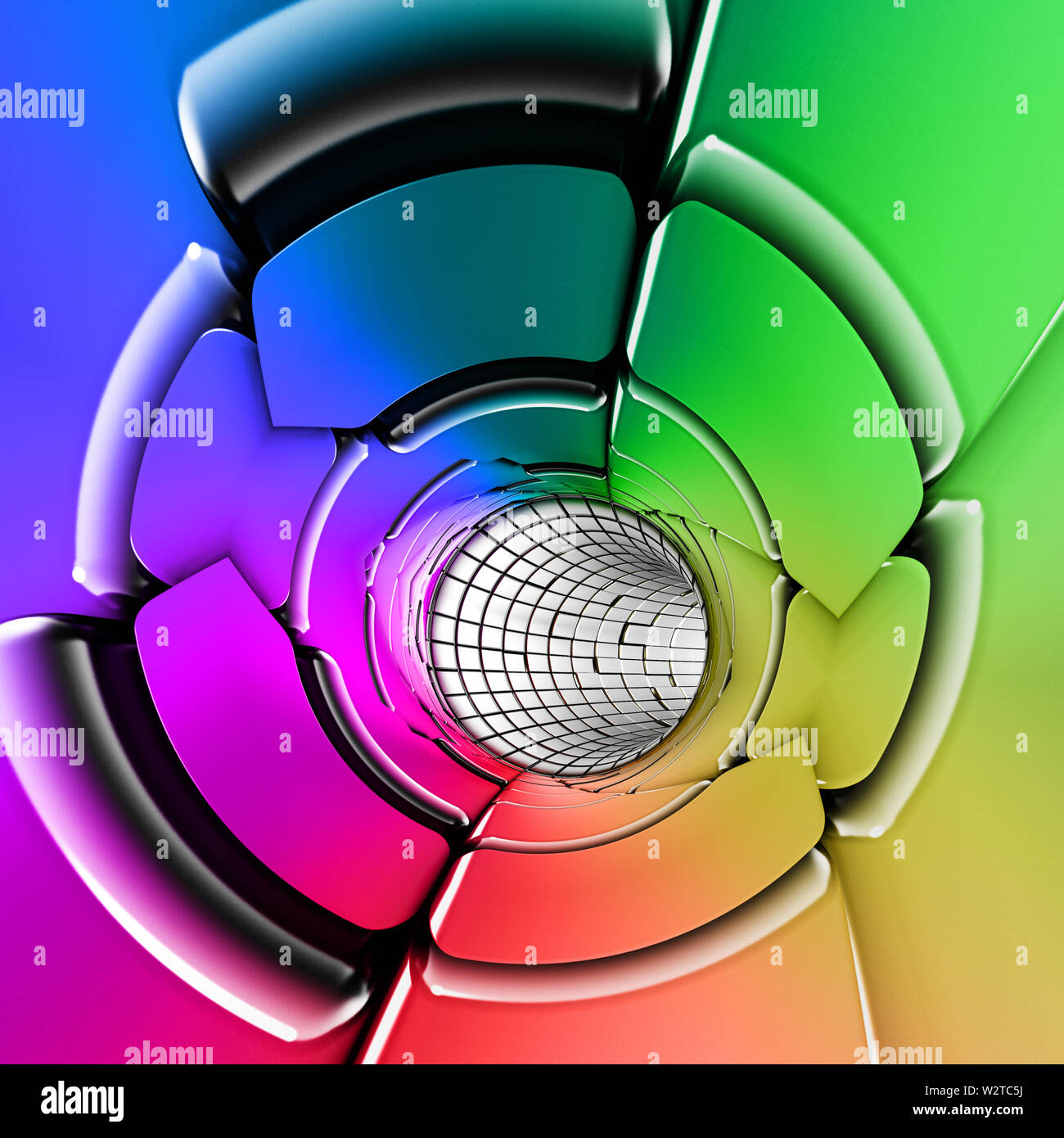 Rainbow colors abstract futuristic background Stock Photo - Alamy