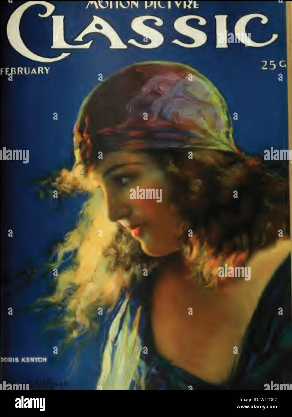 Doris Kenyon Motion Picture Classic 1920 Stock Photo - Alamy