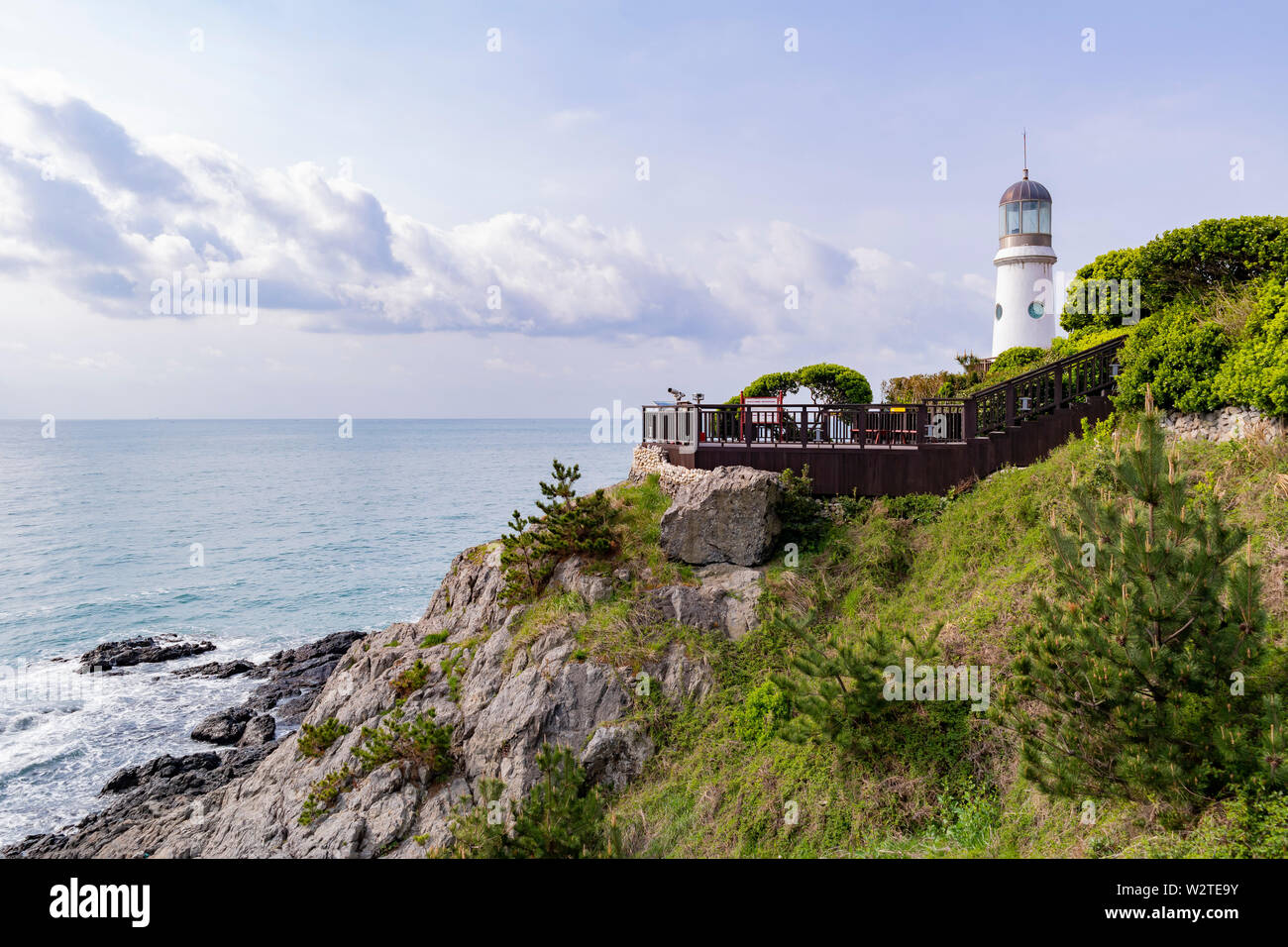 Korean sea lighthouse hi-res stock photography and images - Alamy