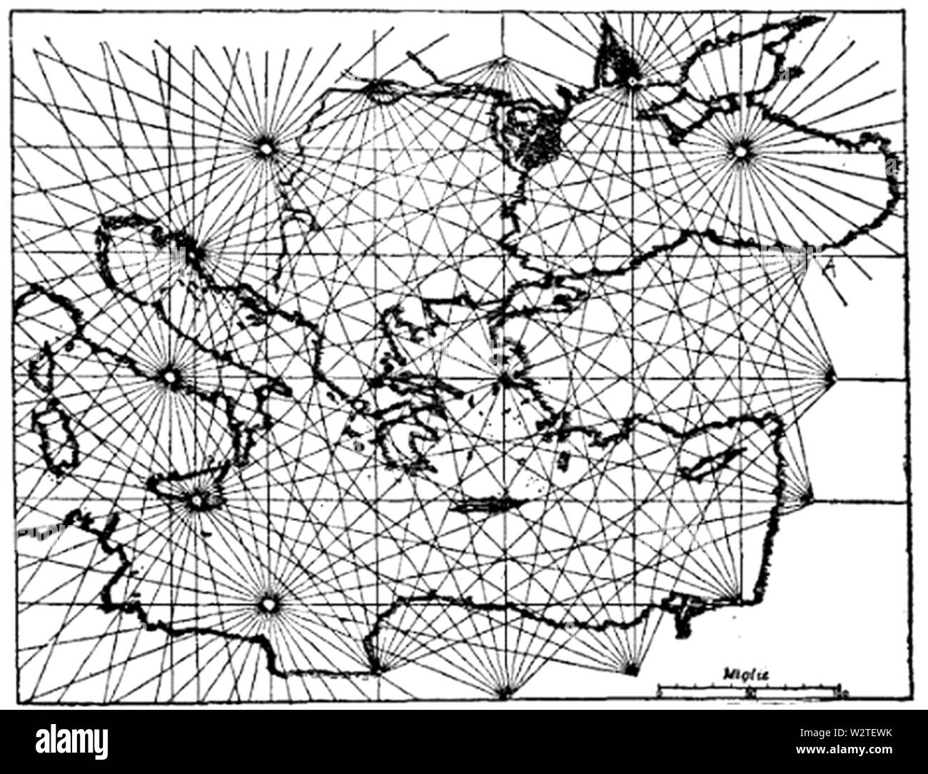 EB 1911 Map Fig 19 Stock Photo - Alamy