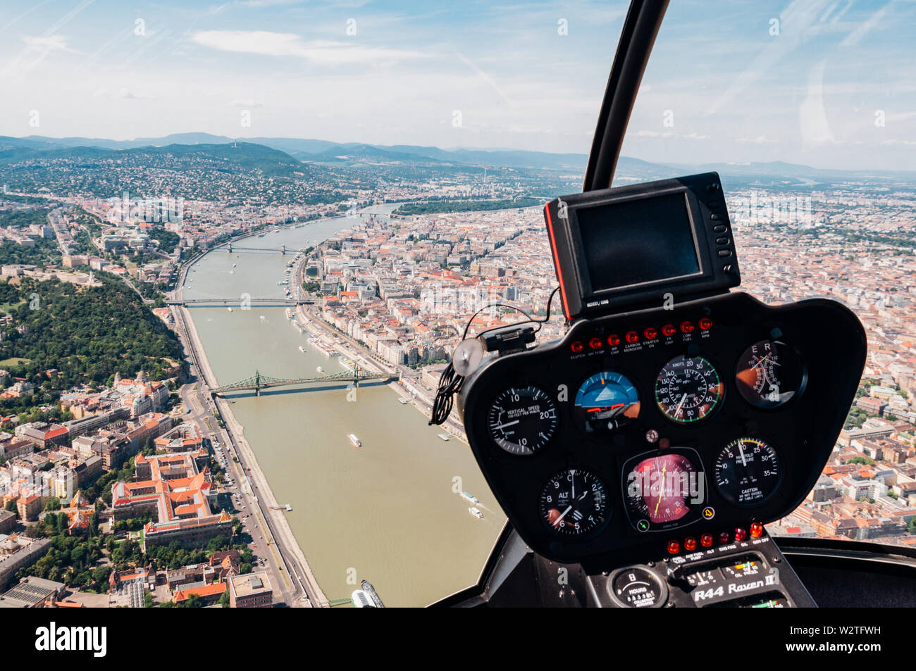 Inside a helicopter hi-res stock photography and images - Alamy