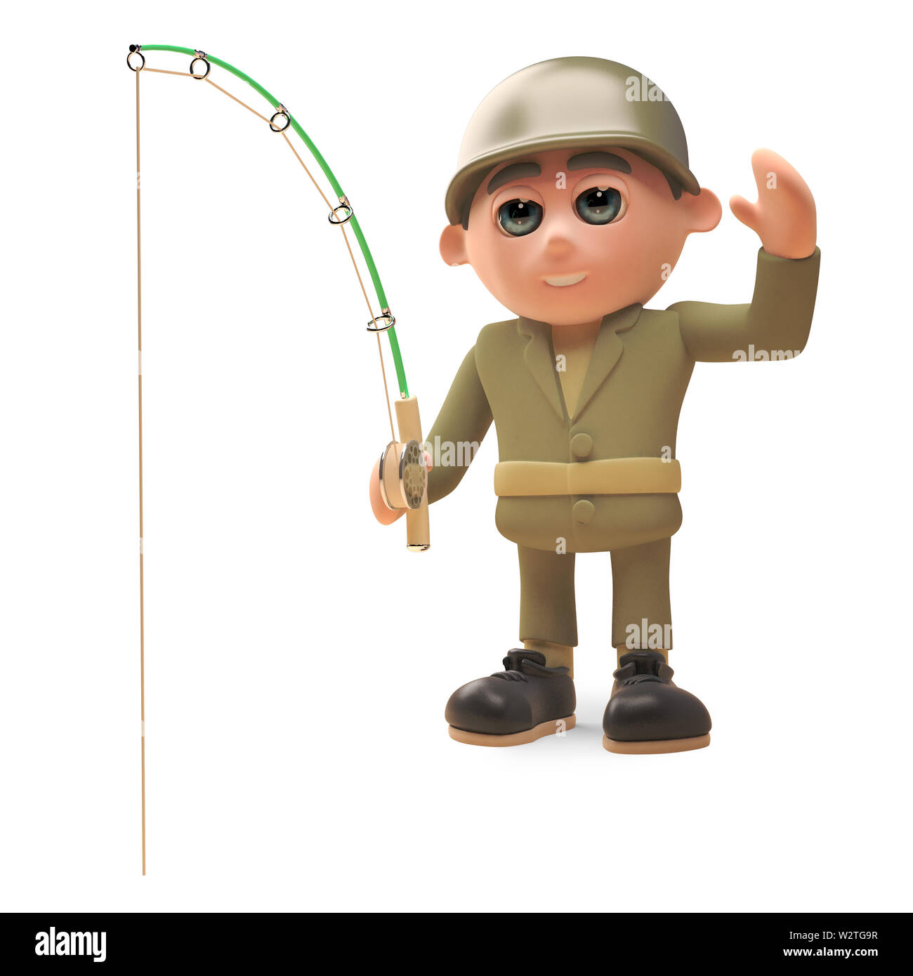 Troop fishing Cut Out Stock Images & Pictures - Alamy