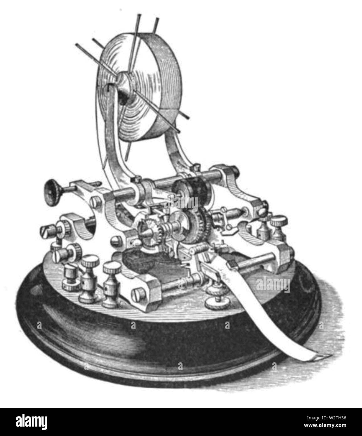 Edison stock ticker Stock Photo - Alamy