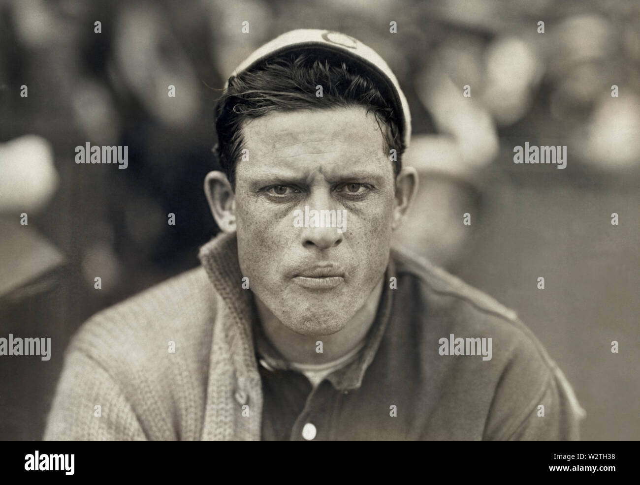 Head-and-shoulders portrait of Chicago White Sox pitcher Ed Walsh Stock ...