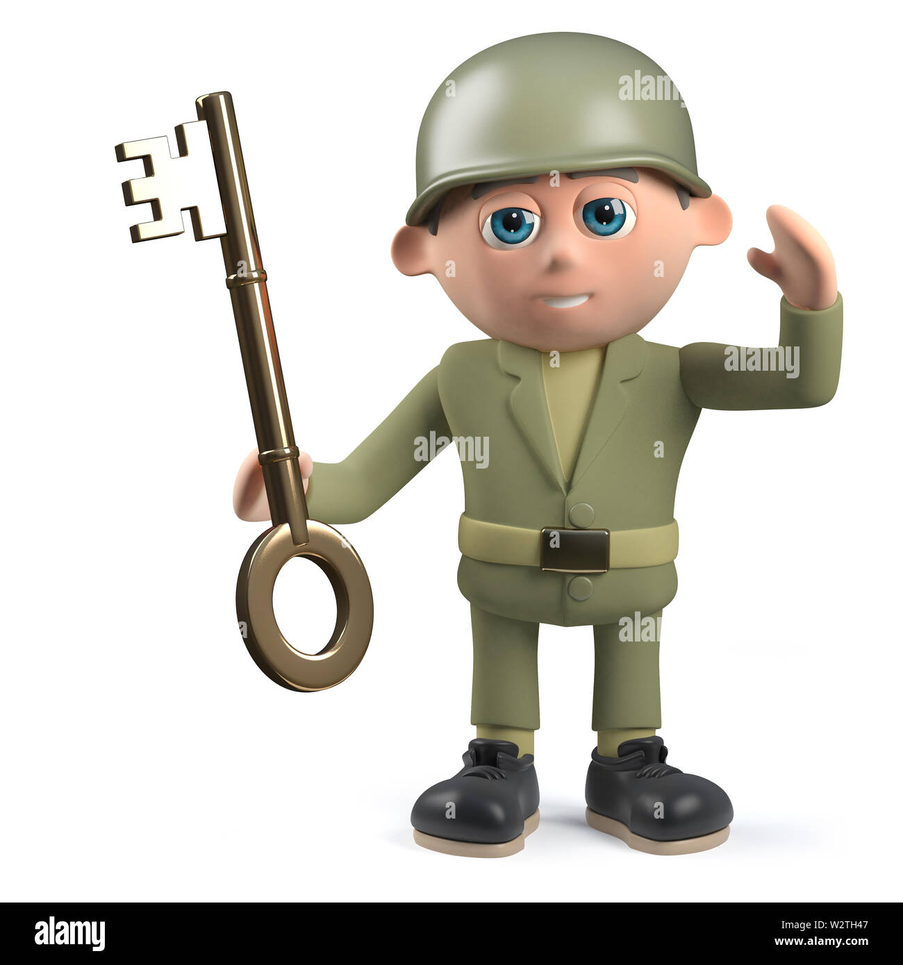 Soldier Key Cut Out Stock Images & Pictures - Alamy