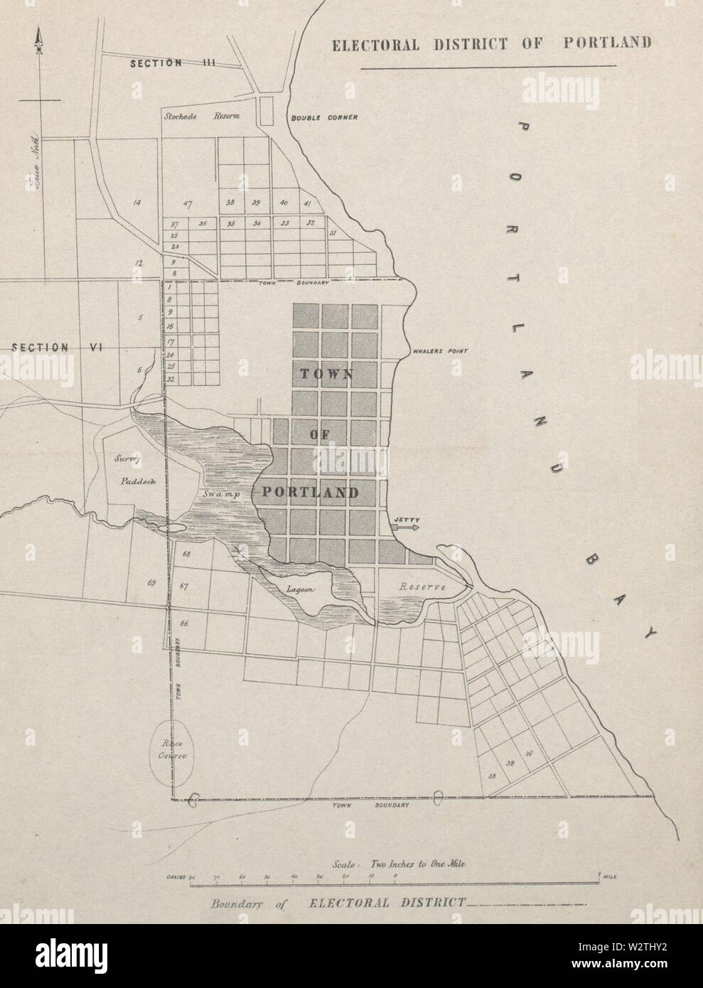 Victoria australia map hi-res stock photography and images - Alamy