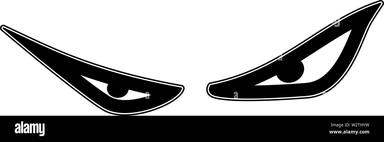 Evil eyes looking down in vector Stock Vector Image & Art - Alamy