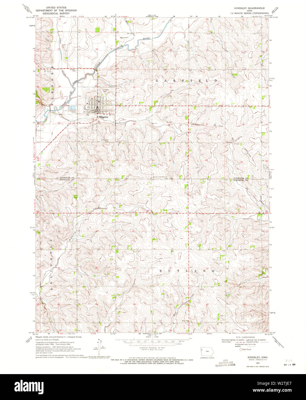 Kingsley map Cut Out Stock Images & Pictures - Alamy