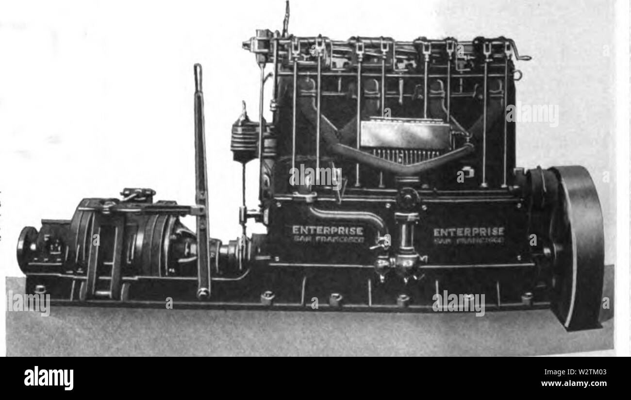 Enterprise engine profile Stock Photo - Alamy