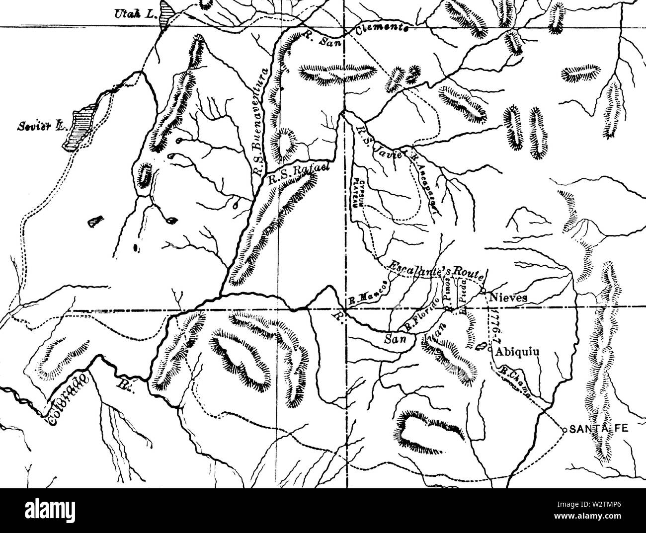 Escalante route Cut Out Stock Images & Pictures - Alamy