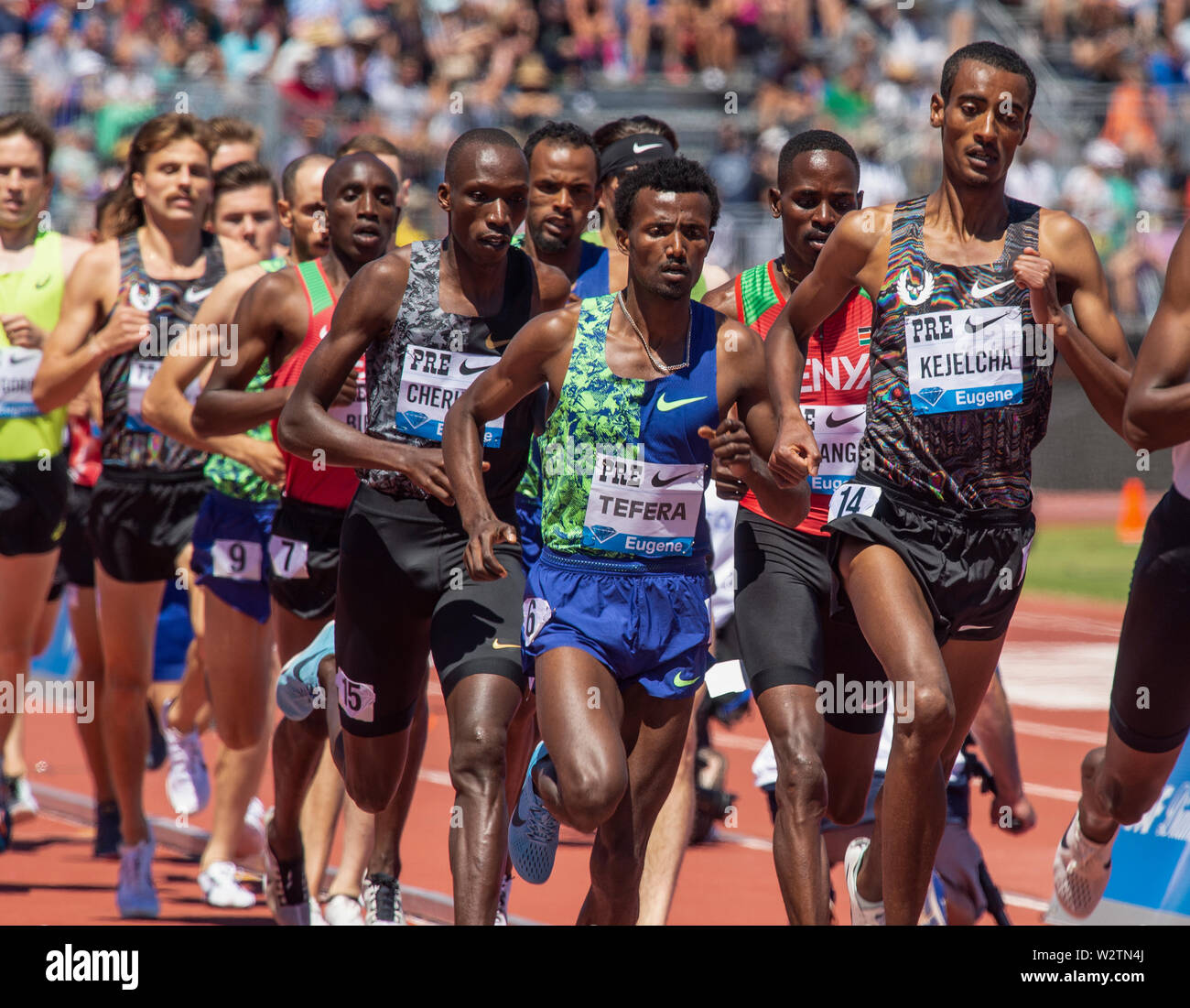 CALIFORNIA - USA - 30 JUNE 2019: Samuel Tefera and Yomif Kejelcha ...