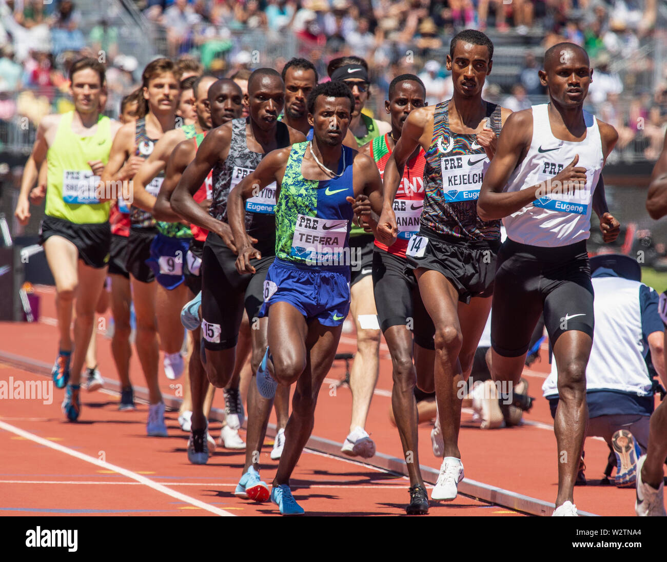 CALIFORNIA - USA - 30 JUNE 2019: Samuel Tefera and Yomif Kejelcha ...