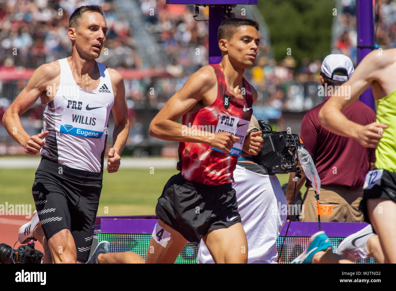 CALIFORNIA - USA - 30 JUNE 2019: Nick Willis and Matthew Centrowitz ...