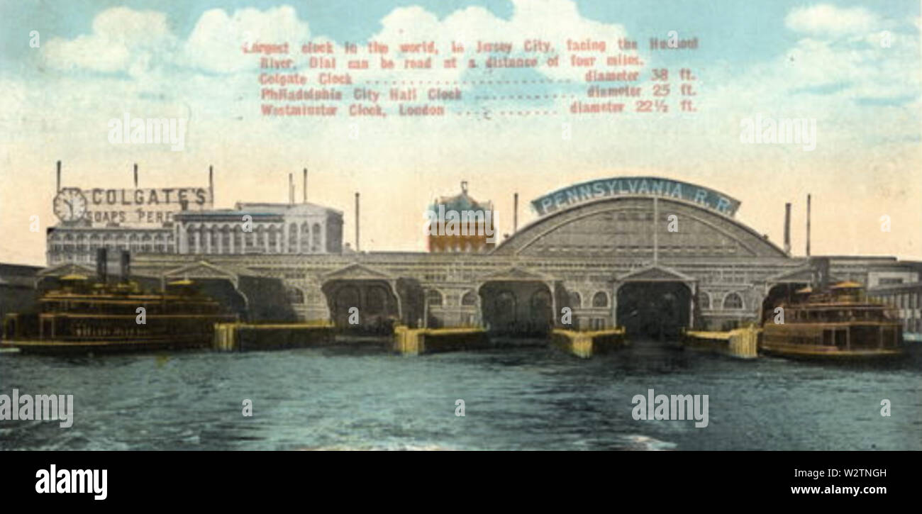 Exchange Place, the Pennsylvainia Railroad Depot intermodal (train ...