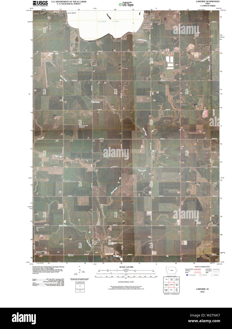 Lakeside map Cut Out Stock Images & Pictures - Alamy