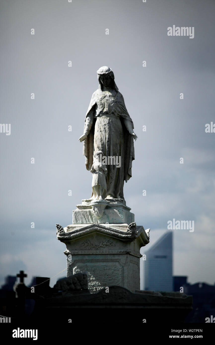 Mob scenes in Brooklyn and the Queens neighborhood. The Calvary ...