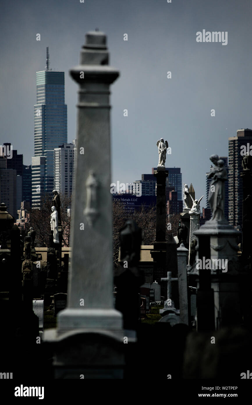 Mob scenes in Brooklyn and the Queens neighborhood. The Calvary ...