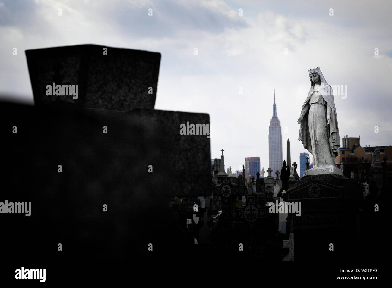 Mob scenes in Brooklyn and the Queens neighborhood. The Calvary ...