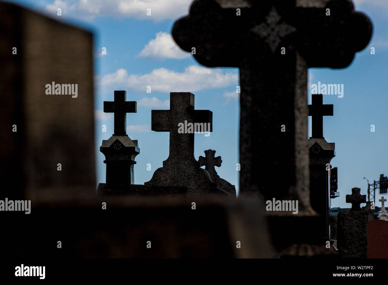 Mob scenes in Brooklyn and the Queens neighborhood. The Calvary ...