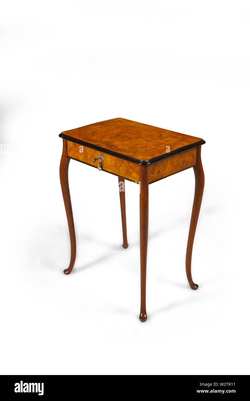 Wooden round table coffee Cut Out Stock Images & Pictures - Alamy