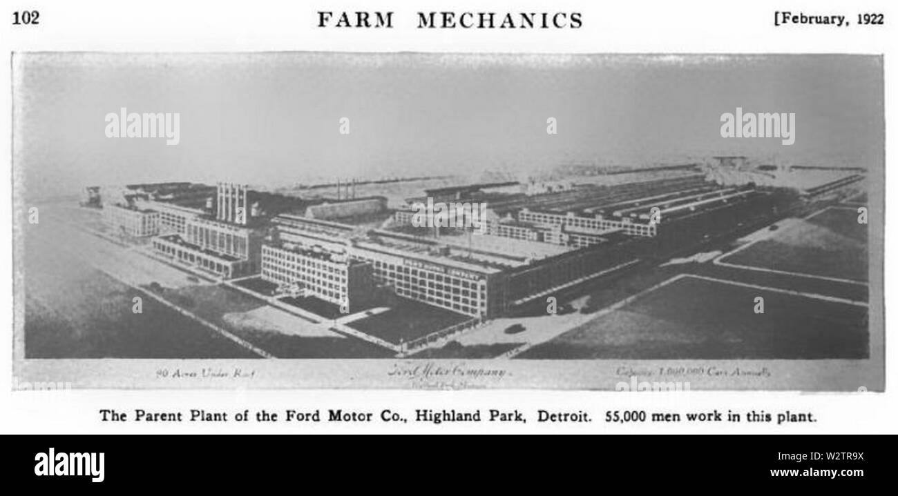 Farm Mechanics 1922 Ford Highland Park Stock Photo - Alamy