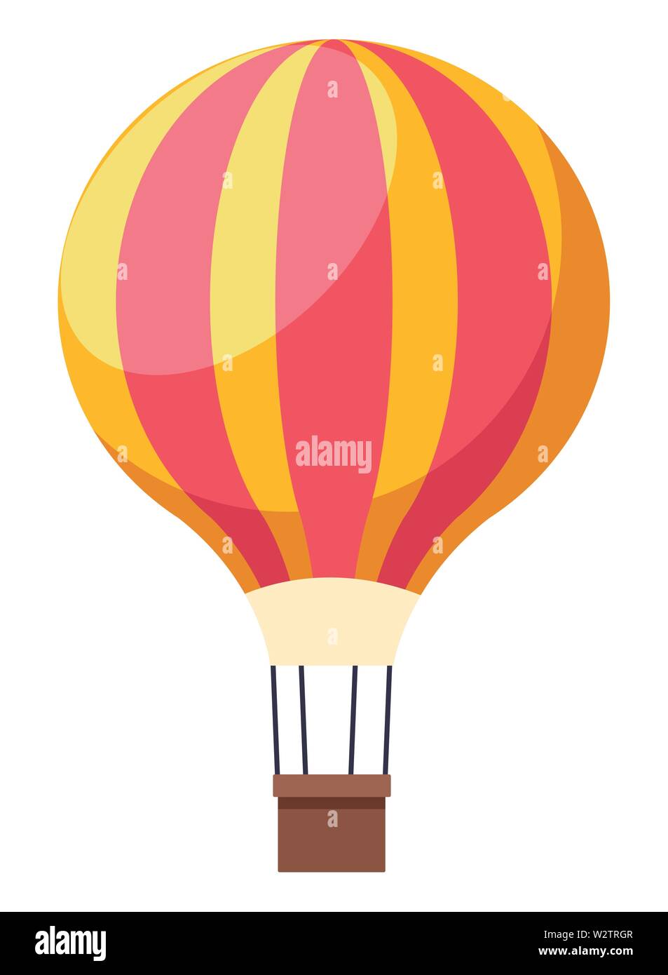 fun hot air balloon symbol Stock Vector Image & Art - Alamy