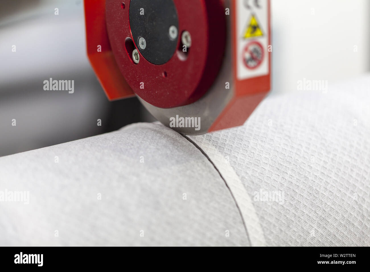 Industrial fabric cutting machine hi-res stock photography and images ...