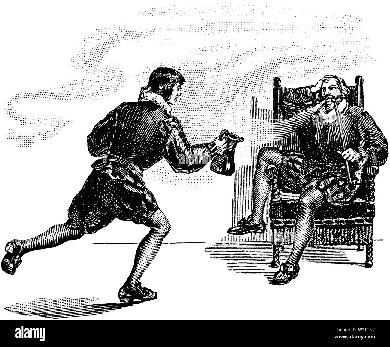 First Pipe of Tobacco BAH-p24 Stock Photo - Alamy