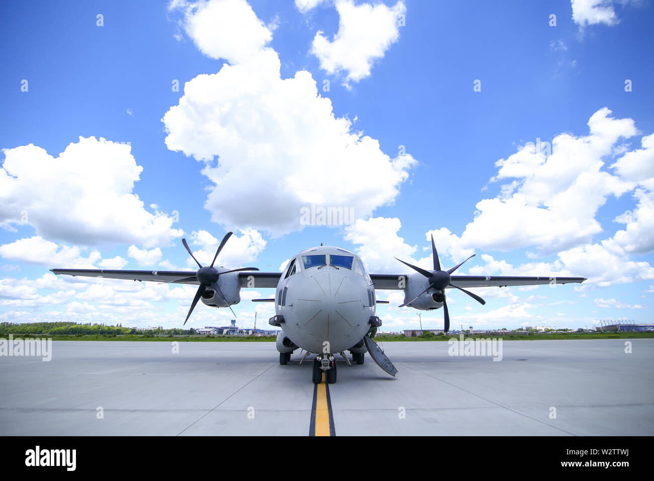 Otopeni, Romania - May 22, 2019: Alenia C-27J Spartan military cargo ...