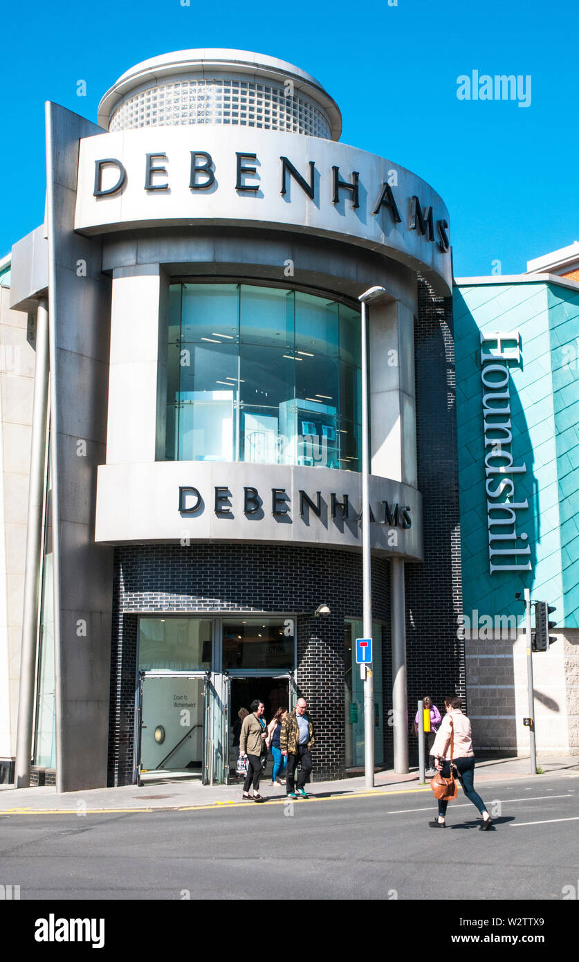 Houndshill Shopping Blackpool Centre High Resolution Stock Photography ...