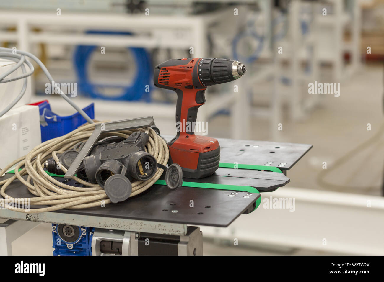 Set electrical tools cables hi-res stock photography and images - Alamy