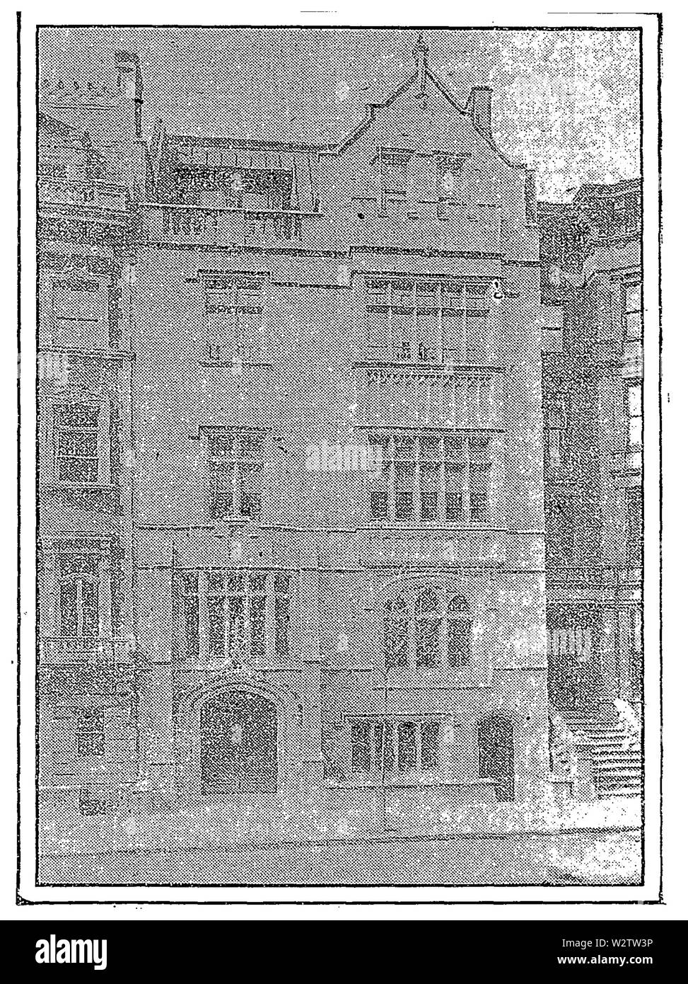 Historic domestic structure Black and White Stock Photos & Images - Alamy