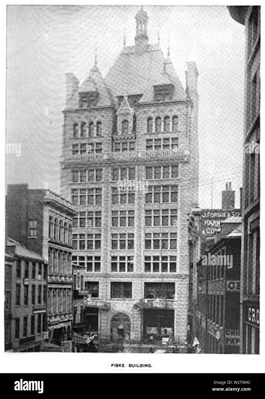 Fiske Boston Bacon1892 Stock Photo - Alamy