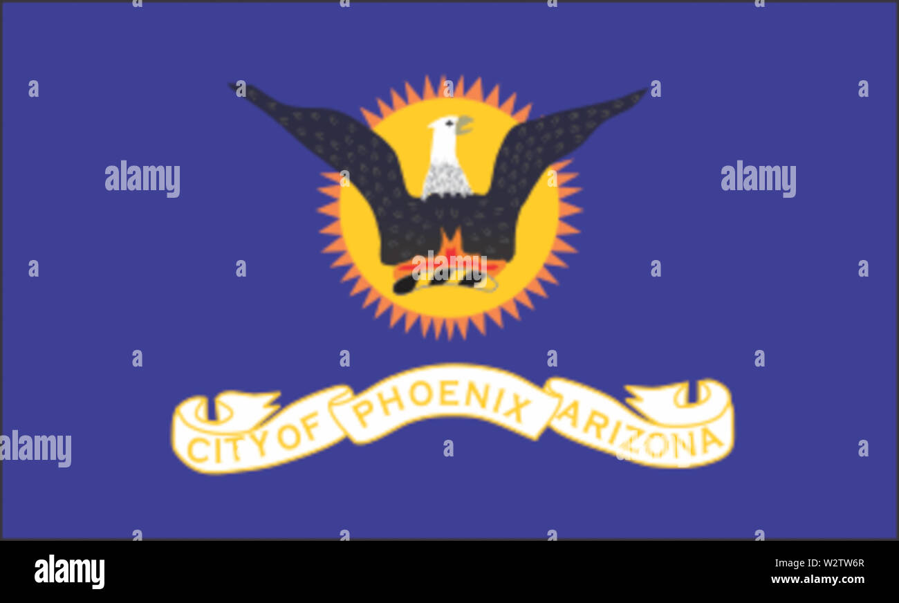 Flag of Phoenix, Arizona (1921-1990 Stock Photo - Alamy