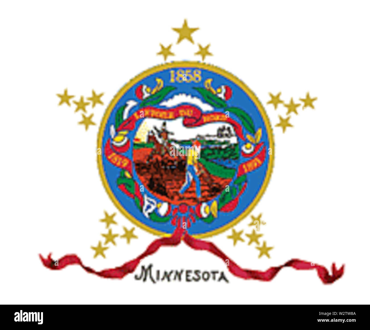 Minnesota icon design Cut Out Stock Images & Pictures - Alamy