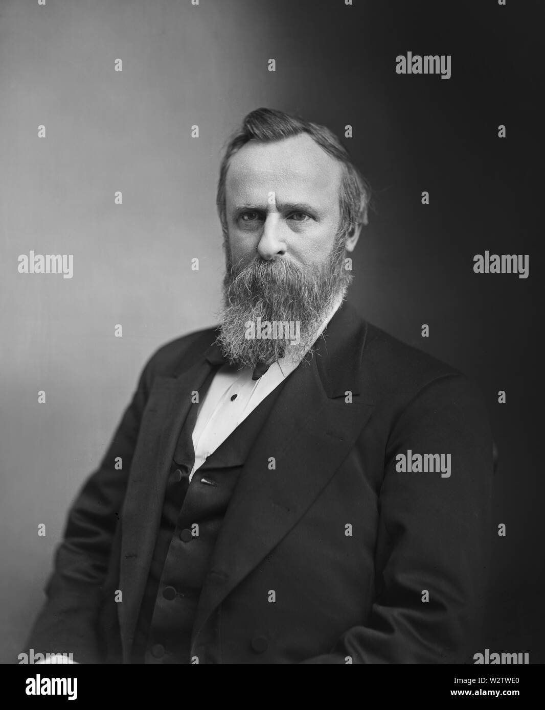 Rutherford b hayes portrait hi-res stock photography and images - Alamy