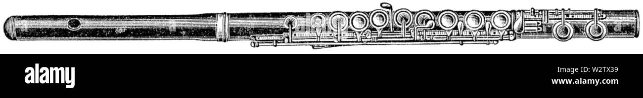 Flute drawing hi-res stock photography and images - Alamy