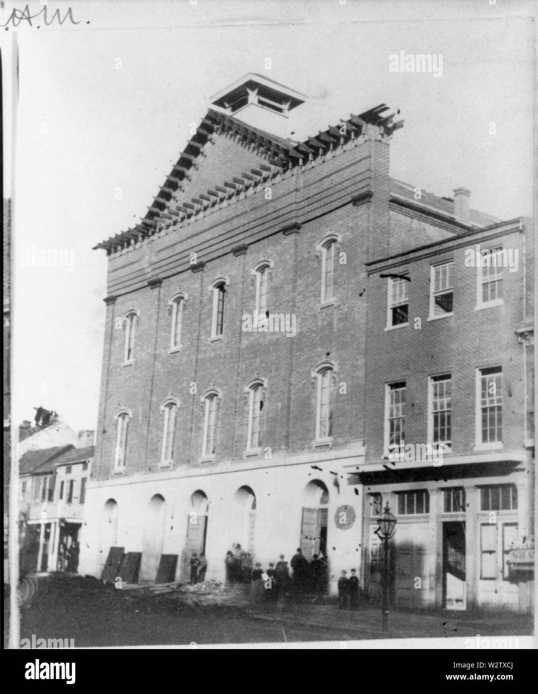 D.C. - Wash. - Ford's Theatre as it was in 1865 Stock Photo - Alamy