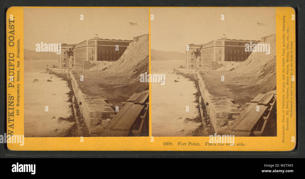 Fort Point, from the West side, from Robert N Dennis collection of ...