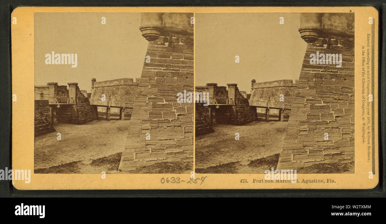 Fort San Marco St Augustine, Florida, from Robert N Dennis collection ...