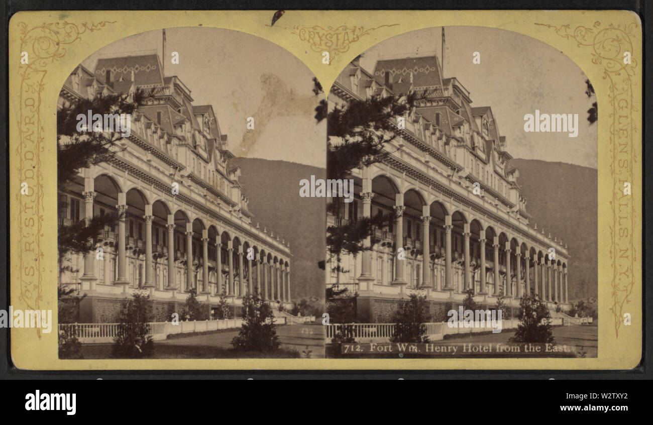 Fort Wm Henry Hotel from the east, by Stoddard, Seneca Ray, 1844-1917 ...