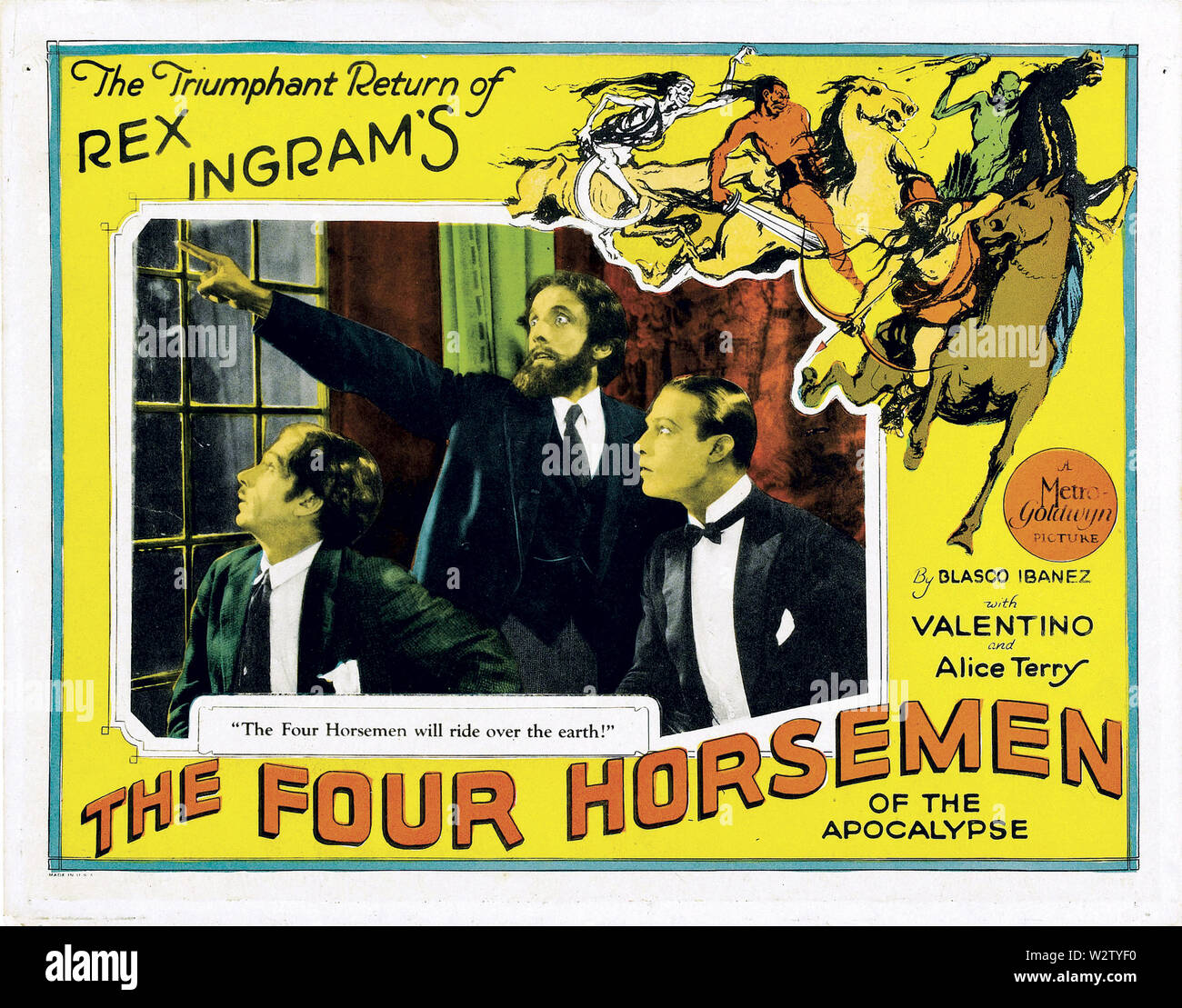Four Horsemen Apocalypse lobby card 3 Stock Photo - Alamy