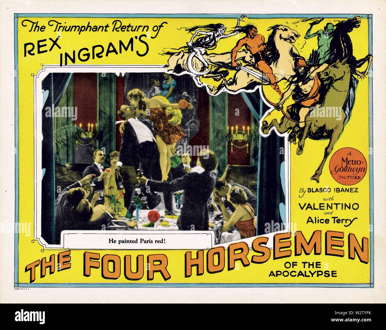 Four Horsemen Apocalypse lobby card 6 Stock Photo - Alamy