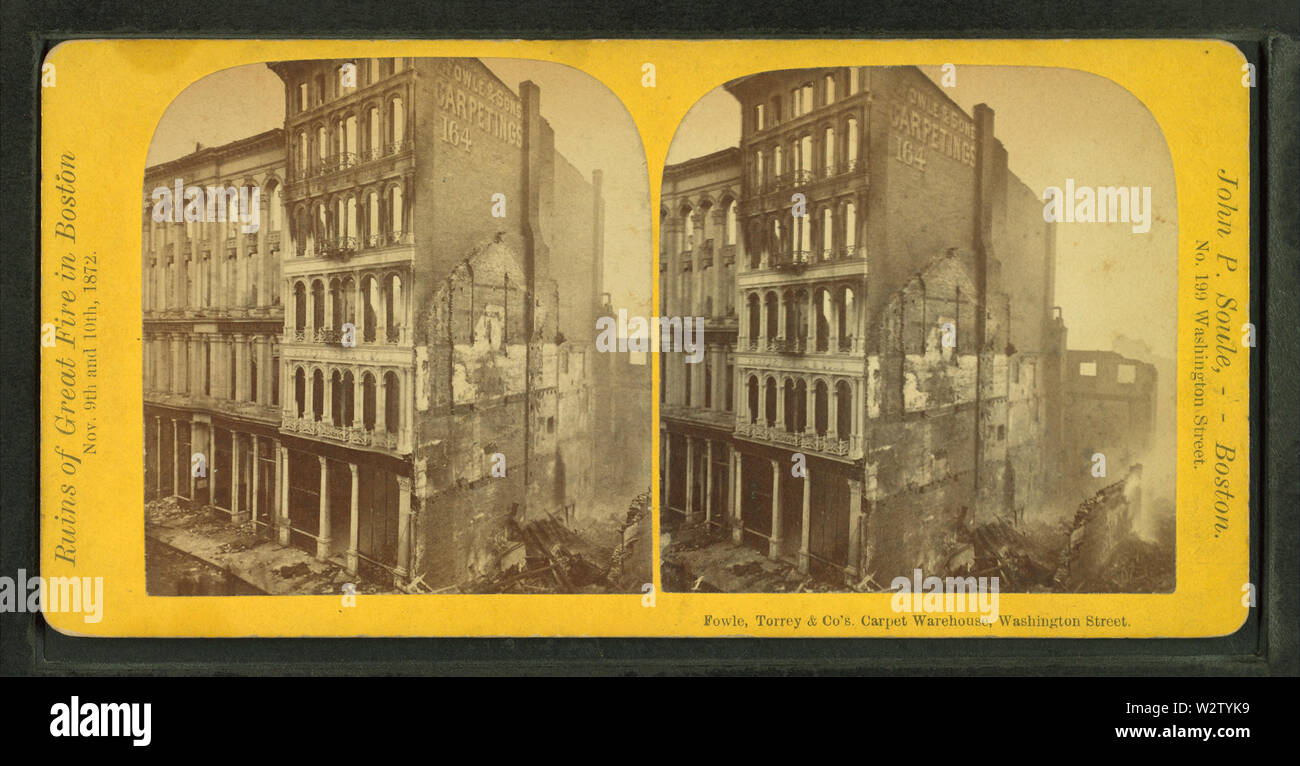 Fowle, Torrey & Co's carpet warehouse, Washington Street, by Soule ...