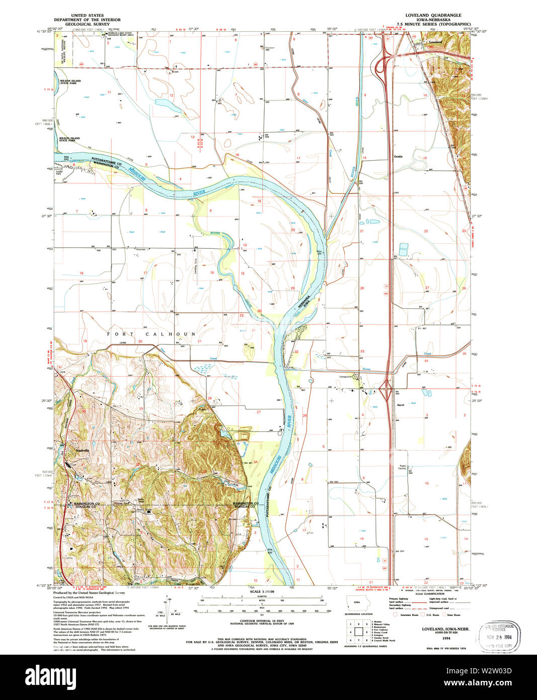 Map of loveland Cut Out Stock Images & Pictures - Alamy