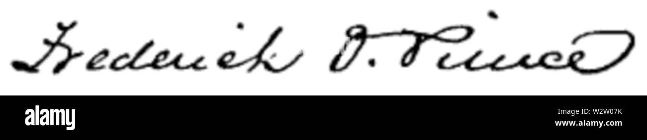 Frederick O Prince signature Stock Photo - Alamy
